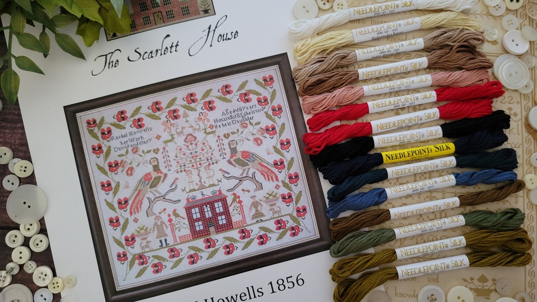 NPI Silks Floss Pack for Rachel Howells 1856 by the Scarlett House - Etsy