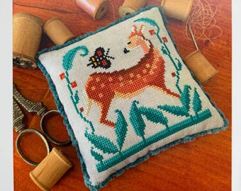 Companion Quaker Christmas Tree Sampler by Carriage House Samplings - Etsy