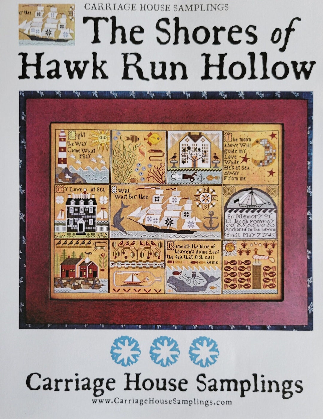 Shores of Hawk Run Hollow by Carriage House Samplings - Etsy