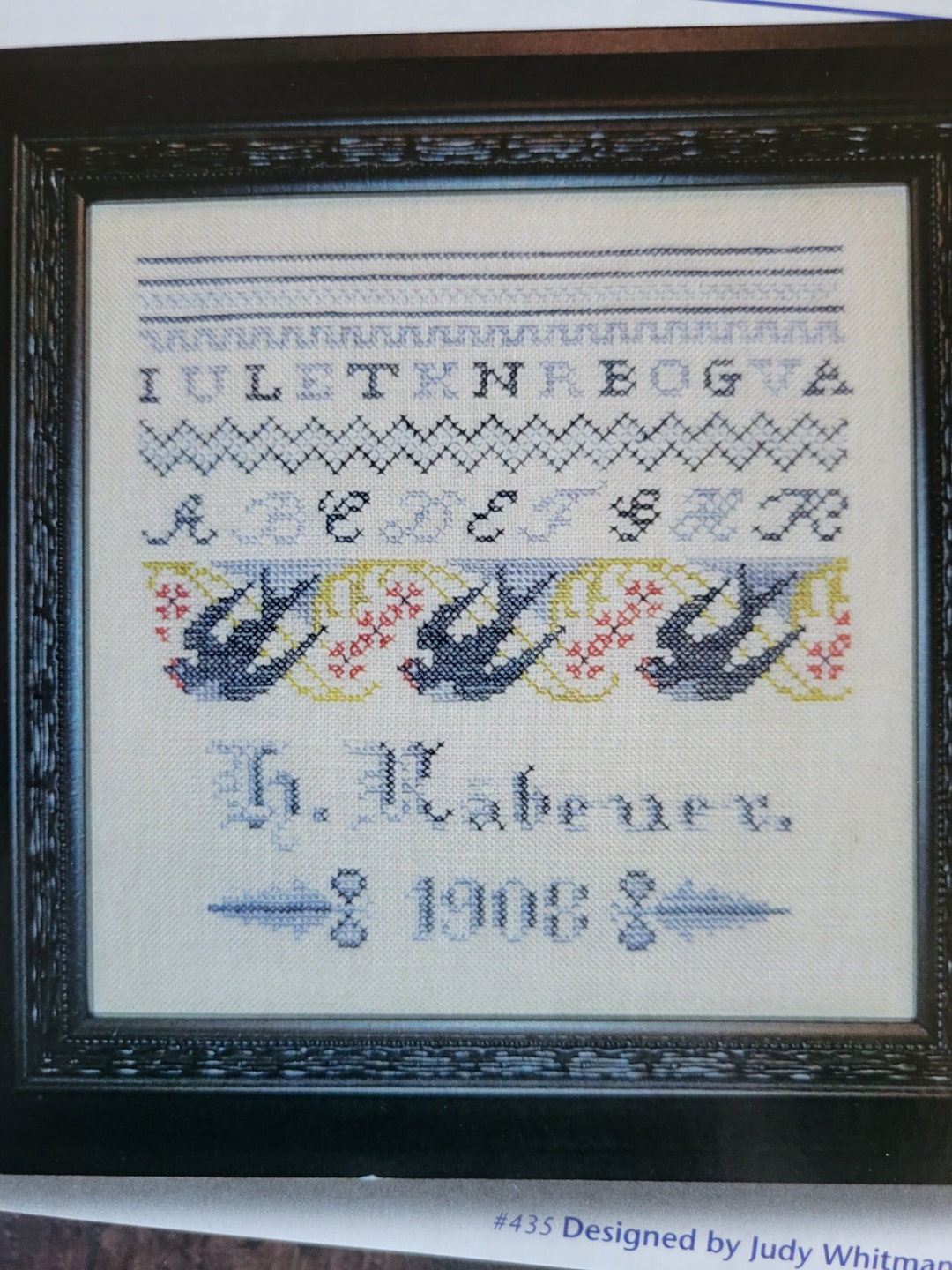 Hannah's Bluebird Sampler by JBW Designs - Etsy