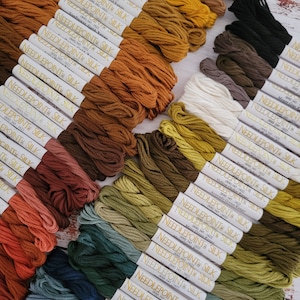 PRE-ORDER: NPI Silks Floss Pack for the Houses of Hawk Run Hollow - Etsy