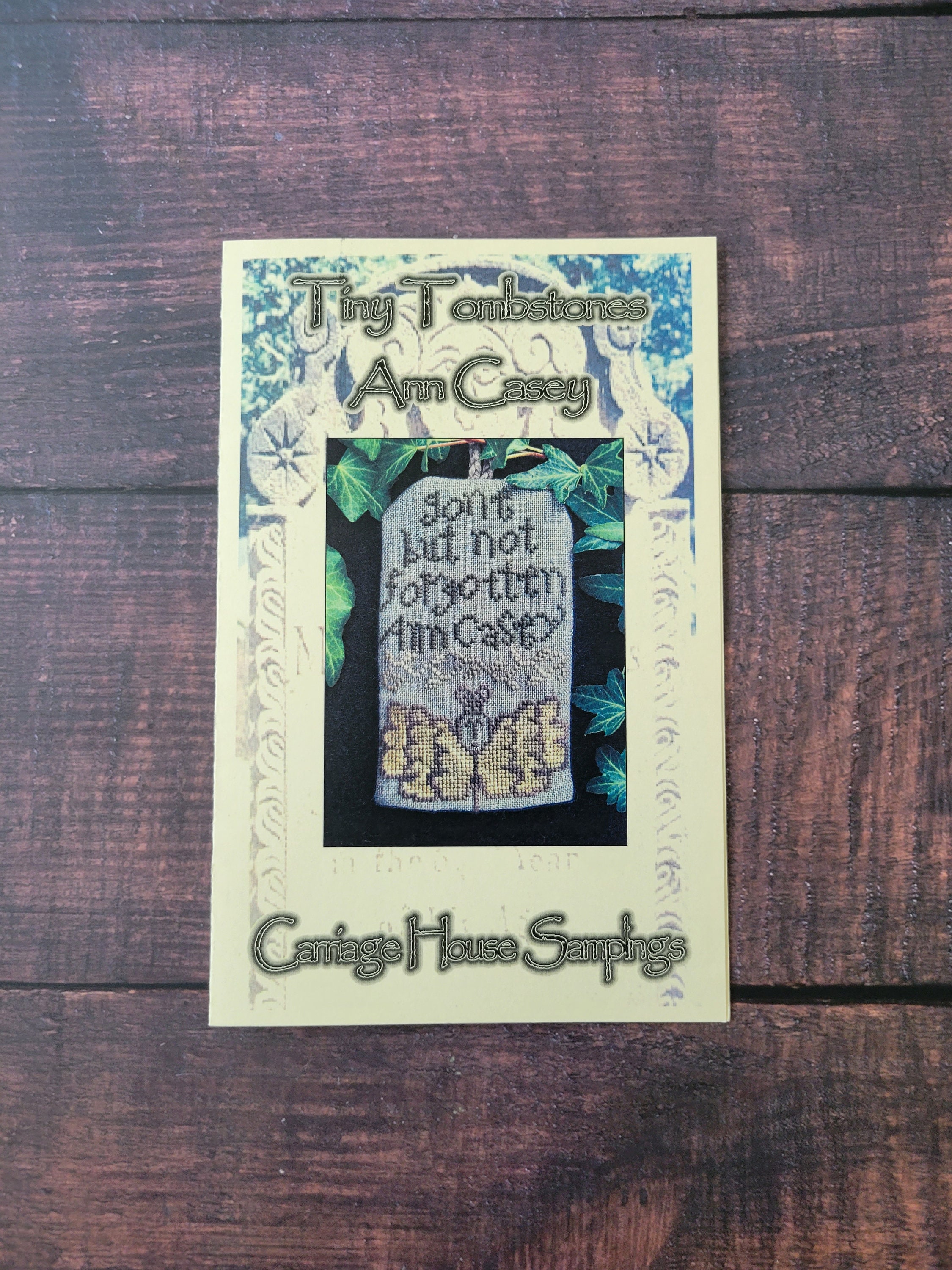 Ann Casey Tiny Tombstones by Carriage House Samplings - Etsy