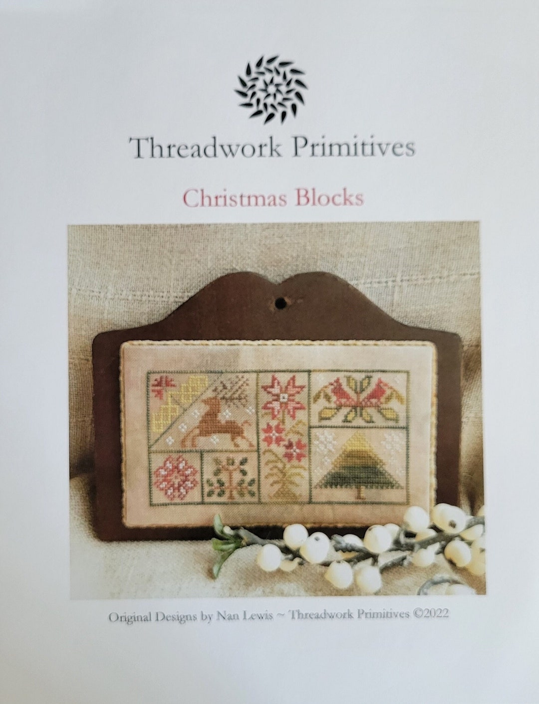 Christmas Blocks by Threadwork Primitives - Etsy