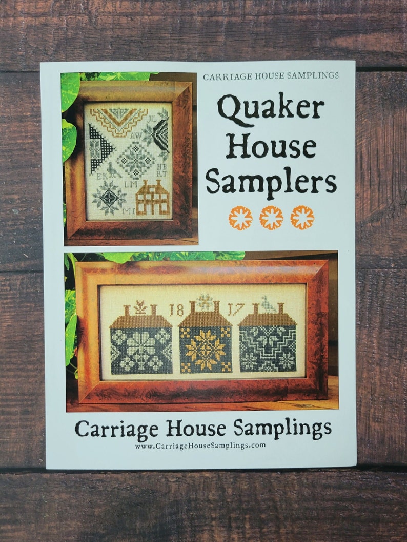 Quaker House Samplers by Carriage House Samplings - Etsy