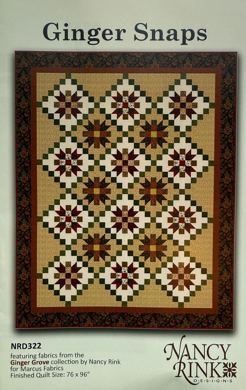 Ginger Snaps by Nancy Rink Designs - Etsy