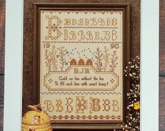 Sampler of Bees by the City Stitcher - Counted Cross Stitch Pattern ...