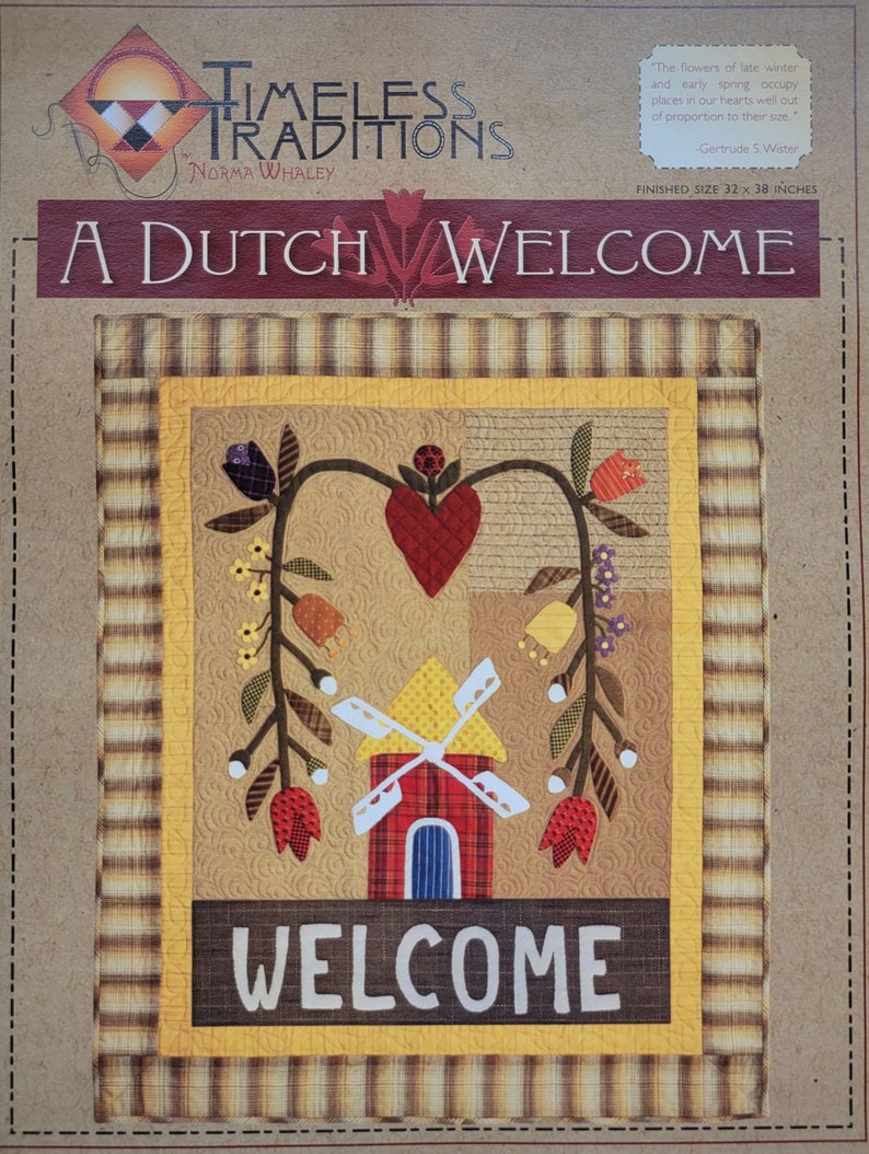 A Dutch Welcome by Timeless Traditions - Etsy