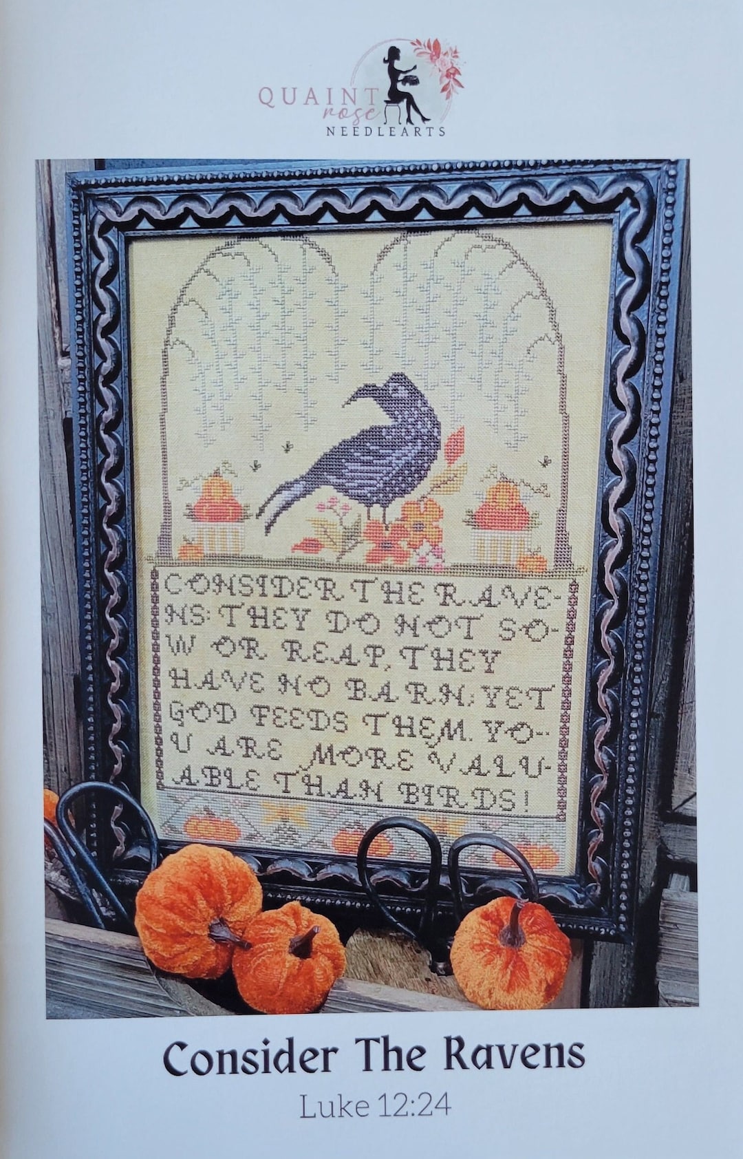 Consider the Ravens by Quaint Rose Needlearts - Etsy