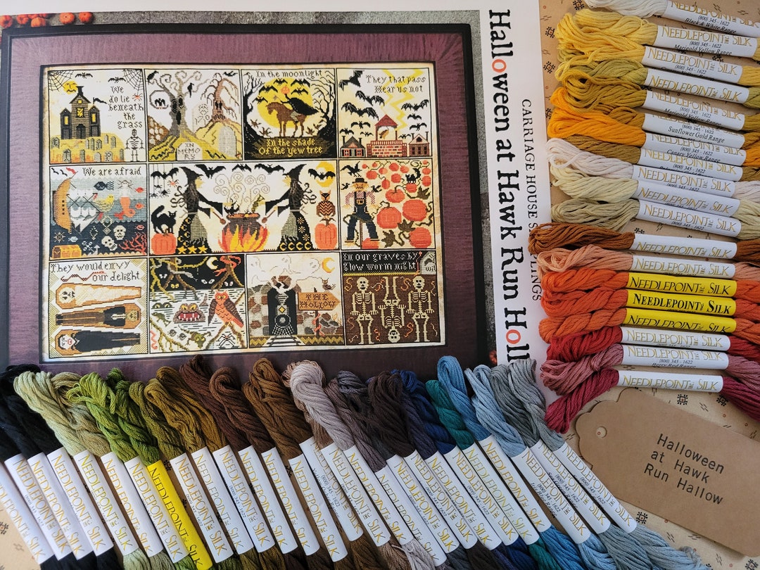 PRE-ORDER: NPI Silks Floss Pack for Halloween at Hawk Run Hollow - Etsy