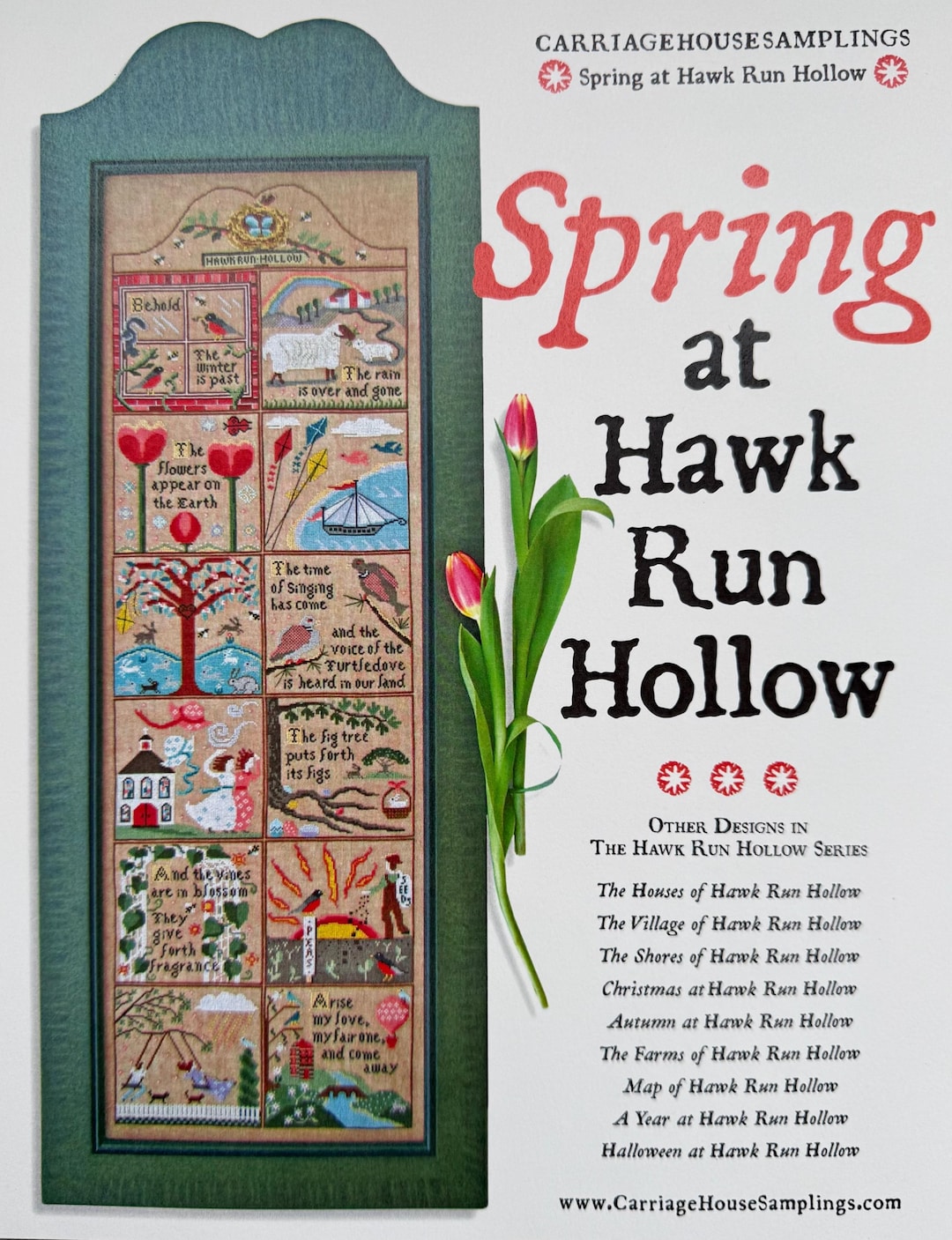 Spring at Hawk Run Hollow by Carriage House Samplings - Etsy