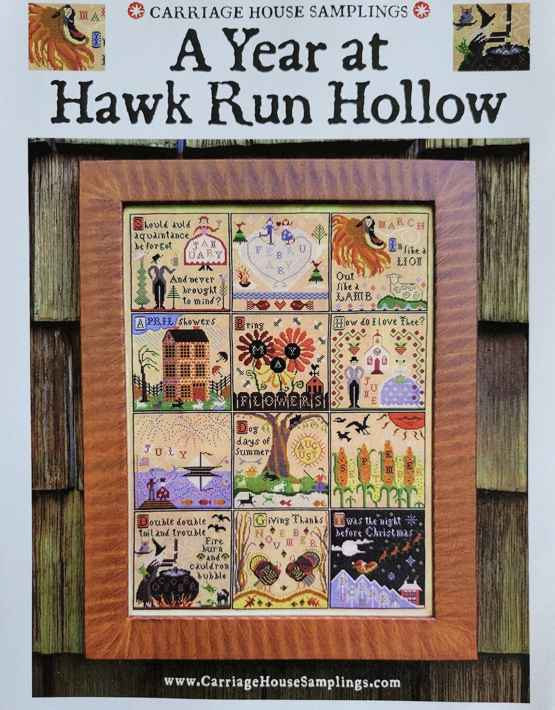 Year at Hawk Run Hollow by Carriage House Samplings - Etsy