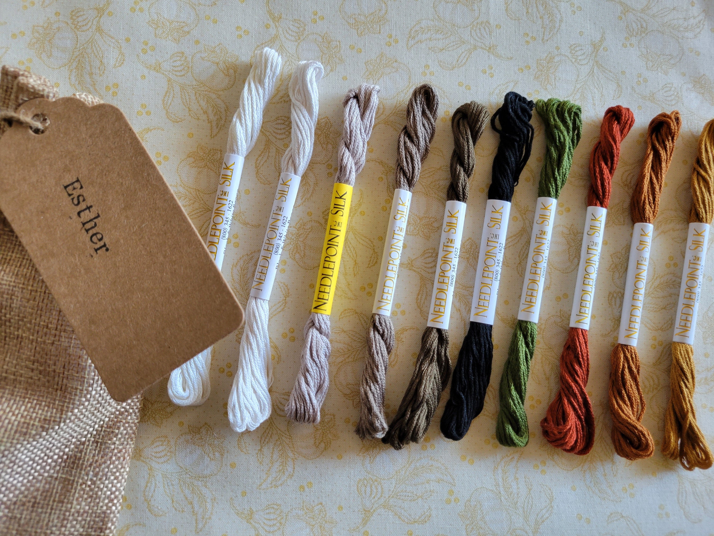 NPI Silks Floss Pack for Esther by Kathy Barrick - Etsy
