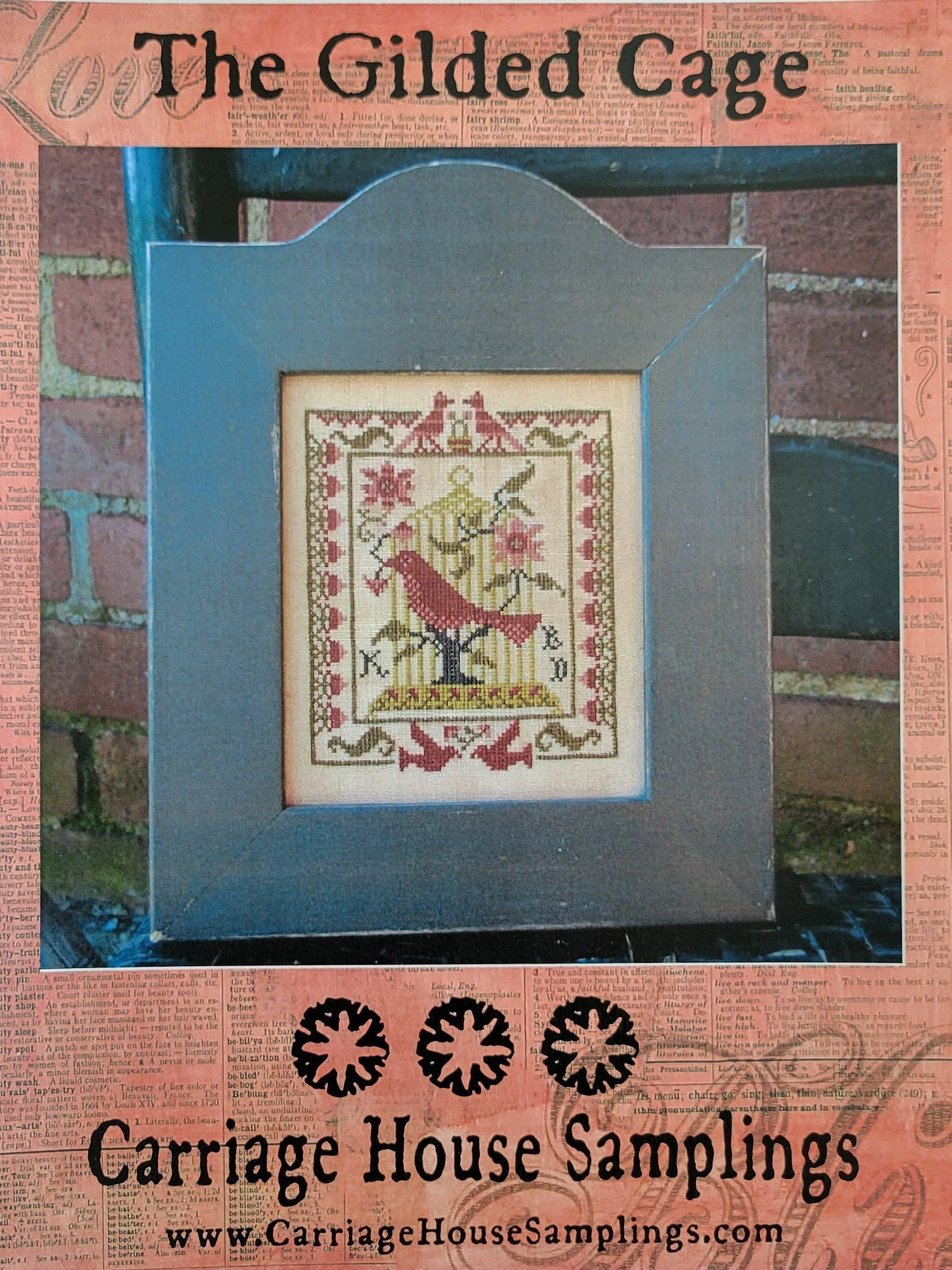 The Gilded Cage by Carriage House Samplings - Etsy