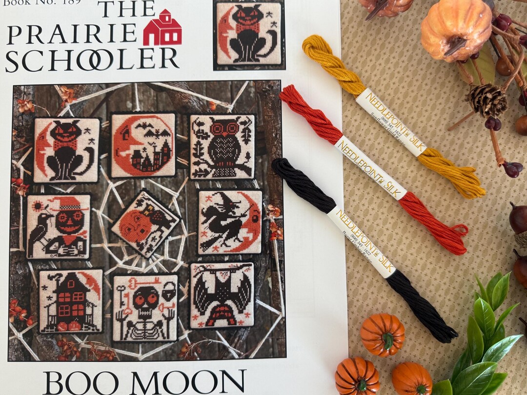 NPI Silks Floss Pack for Boo Moon by Prairie Schooler (conversion) - Etsy