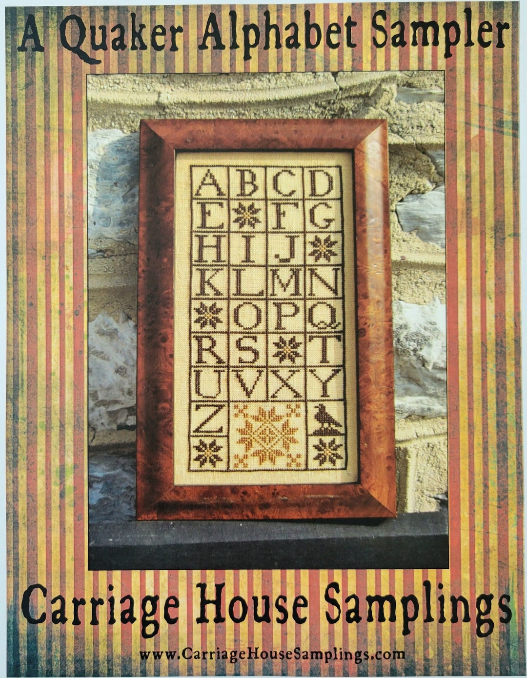 A Quaker Alphabet Sampler by Carriage House Samplings - Etsy