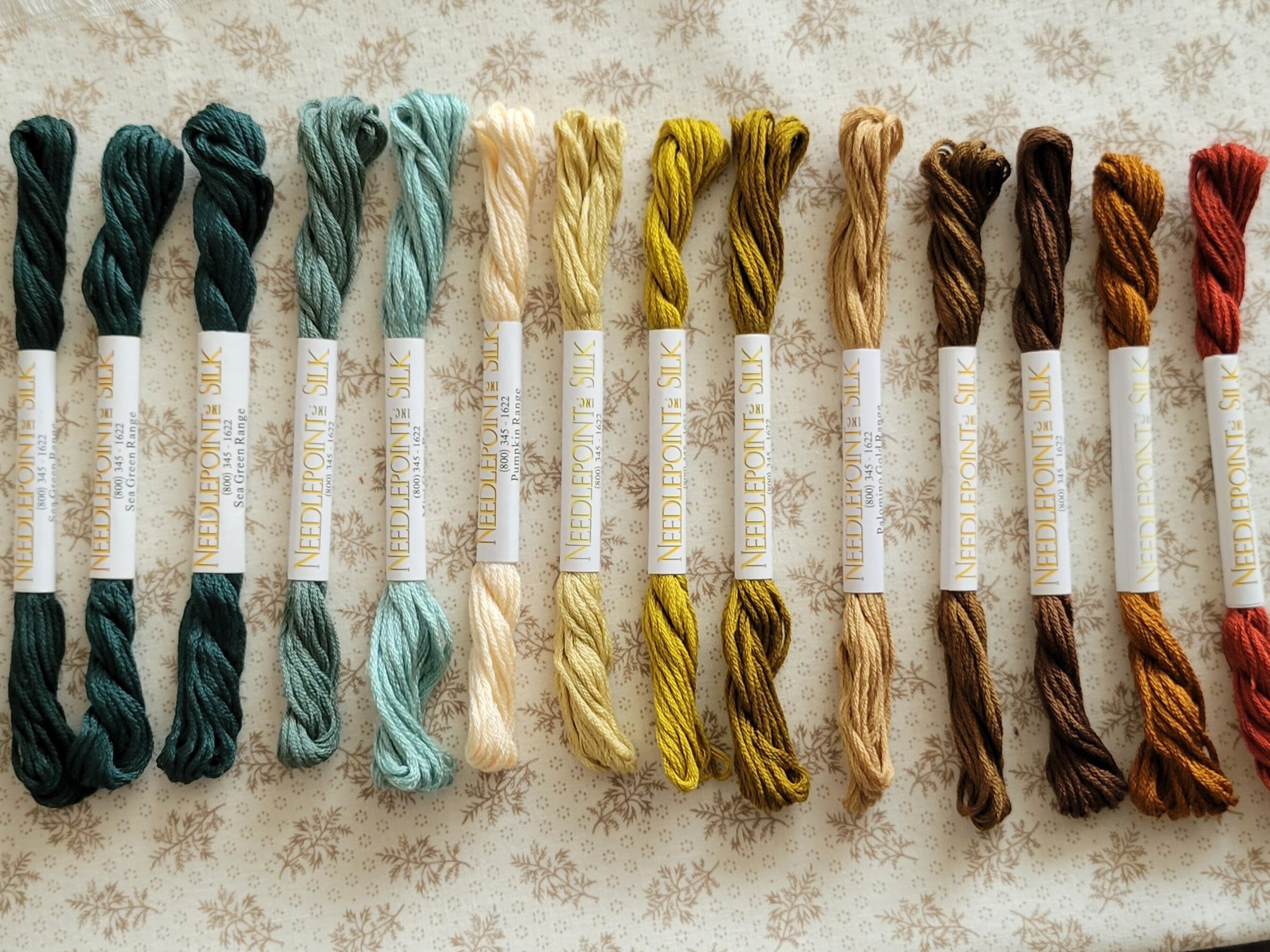 NPI Silks Floss Pack for A Quaker Dwelling by Kathy Barrick - Etsy