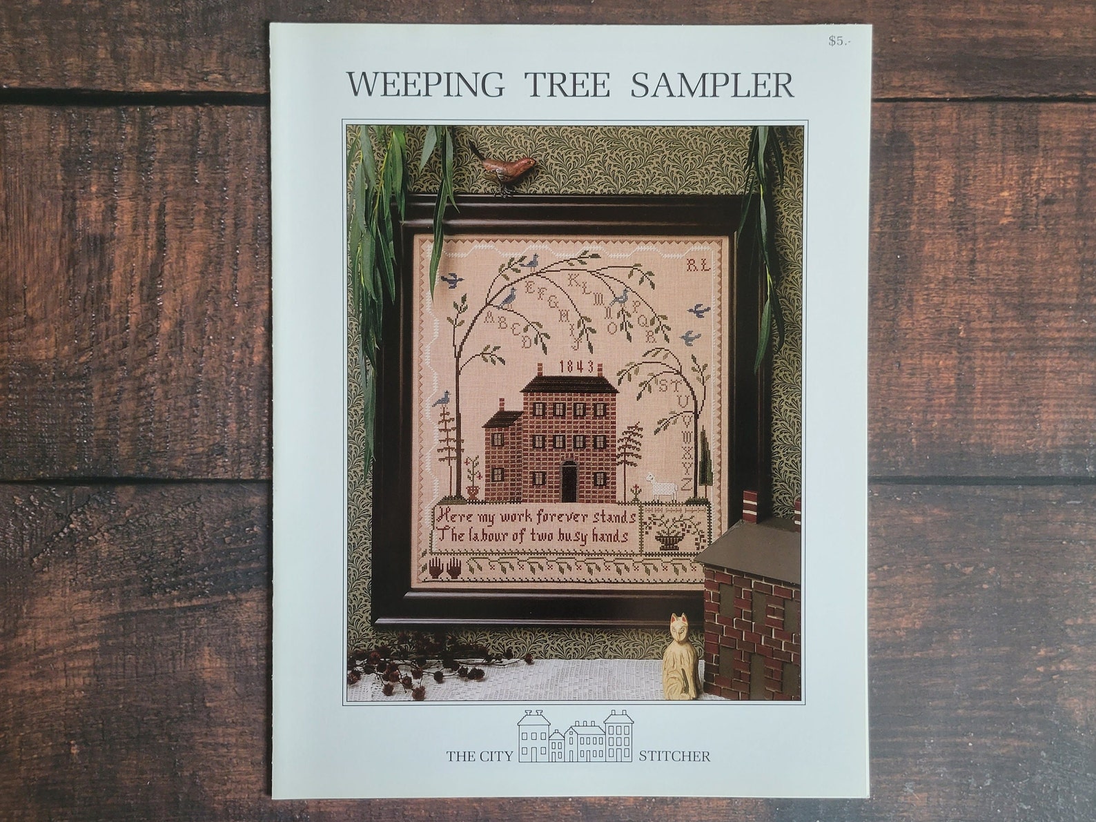 Weeping Tree Sampler by the City Stitcher Cross Stitch - Etsy