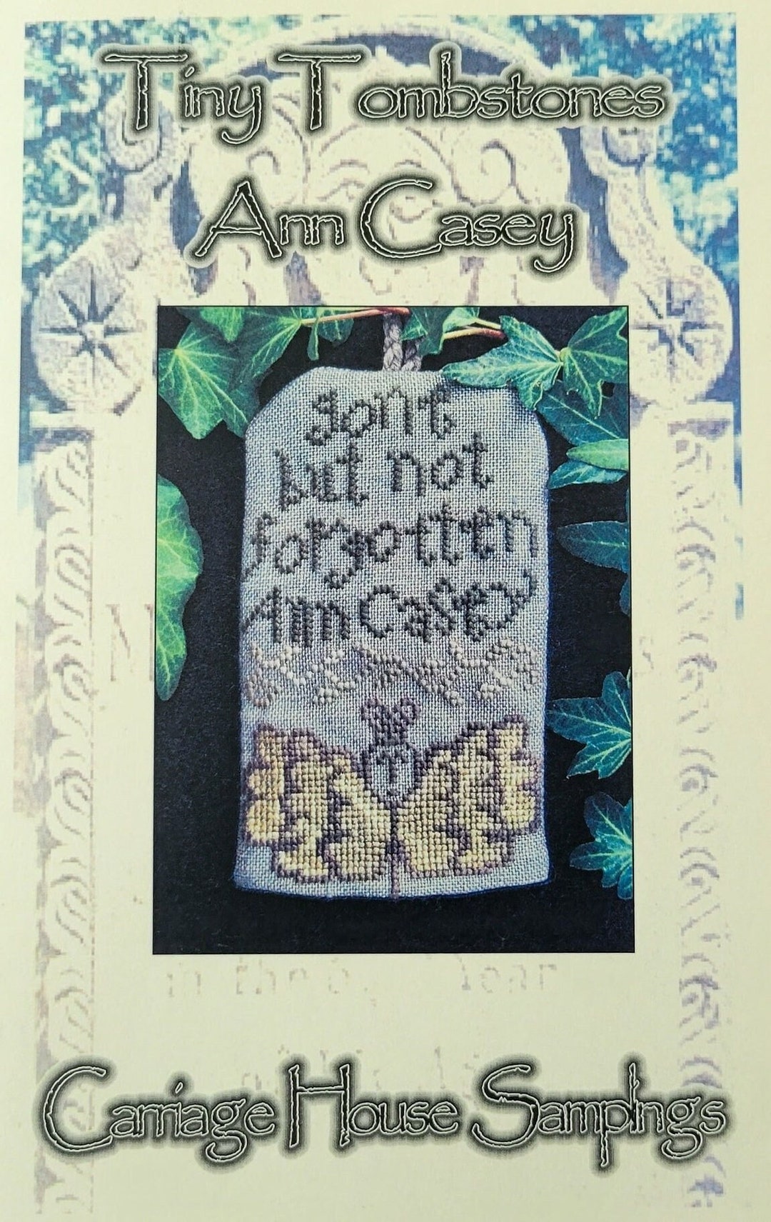 Ann Casey, Tiny Tombstones by Carriage House Samplings - Etsy