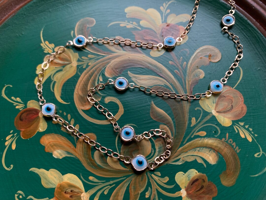 Romani Evil Eye Necklace, or Necklace and Bracelet Set, Romany Gypsy ...