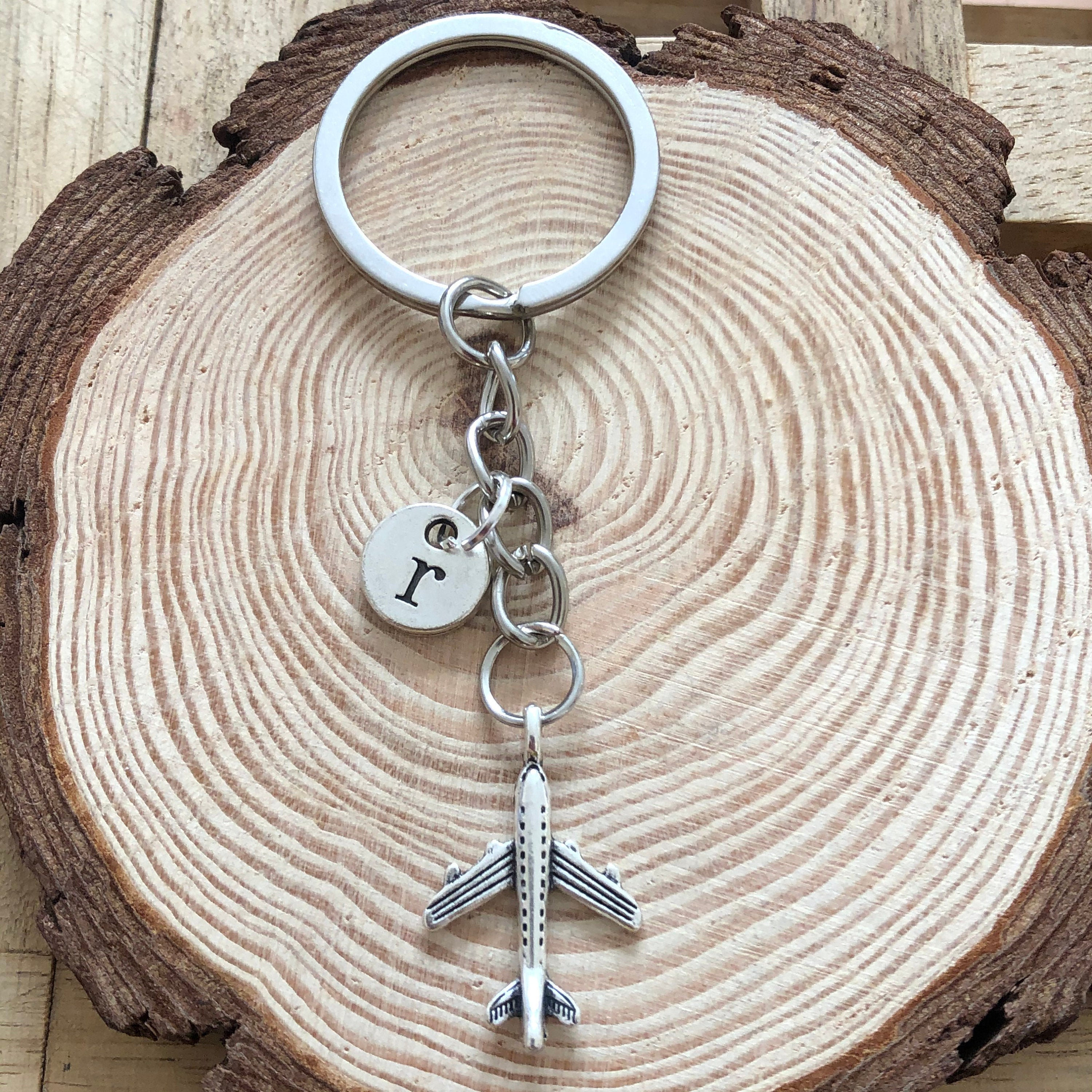 Travel Keychain Traveler Key Chain Holiday Keyring Flight - Etsy