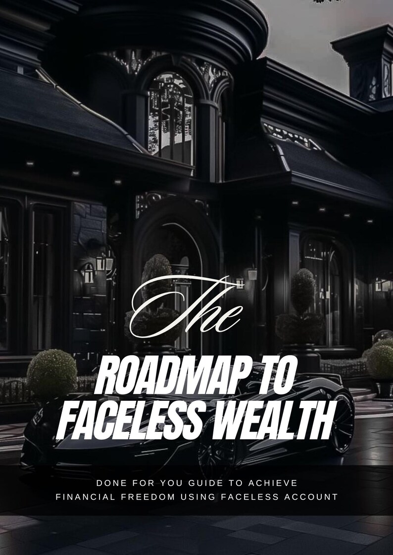 The Roadmap to Faceless Wealth Ebook, Master Resell Rights/plr, Digital ...