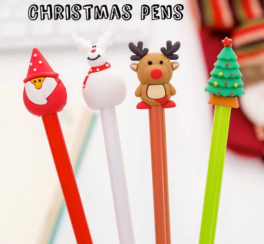 Christmas Friends Pens, Christmas Pen, Cute Christmas Pen, Christmas ...