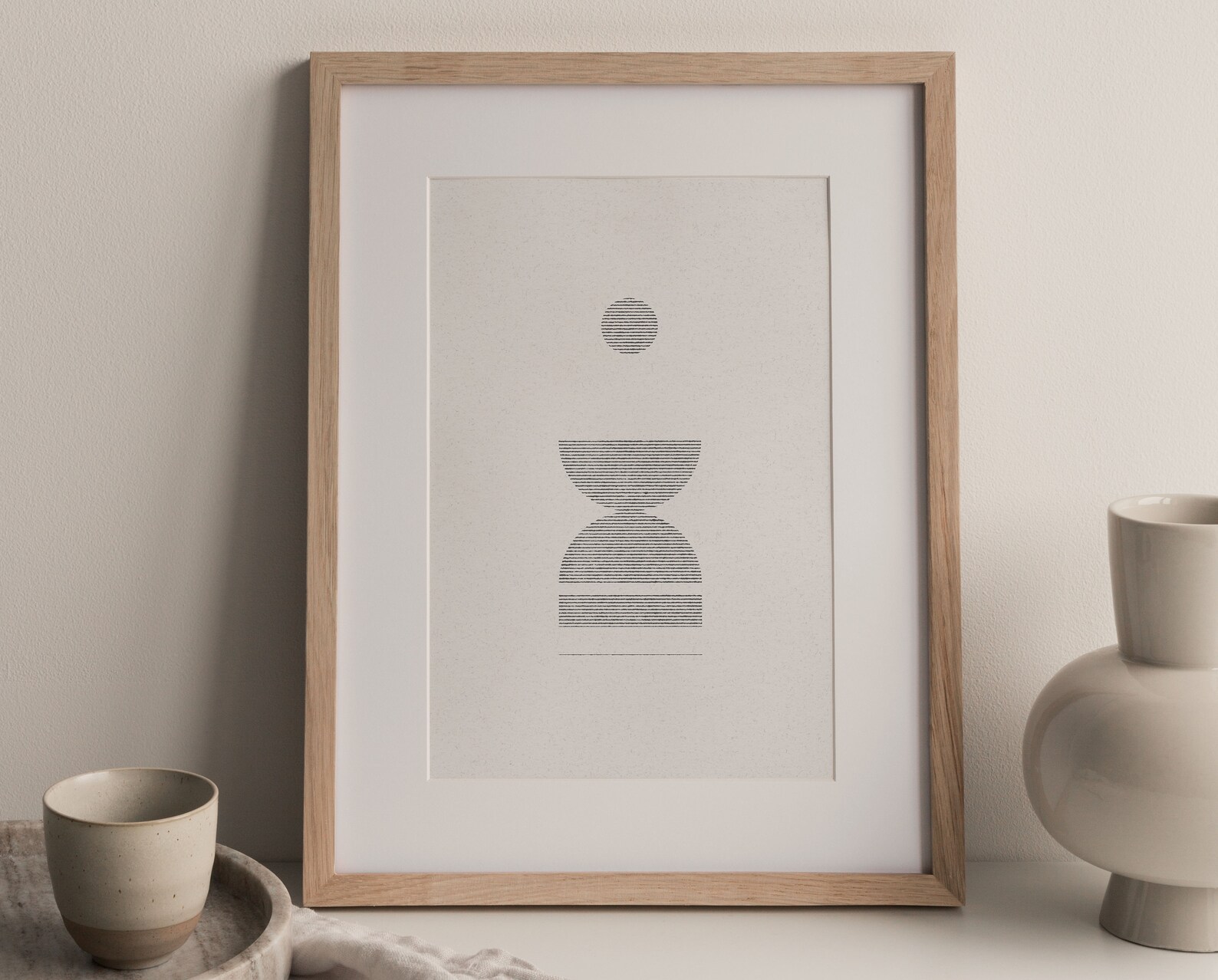 Woodblock Print, Geometric Art, Minimal Art, Boho Art - Etsy