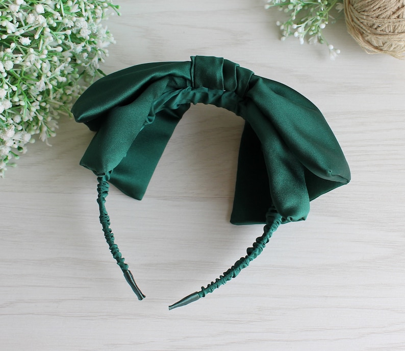 Light blue bow headbandbow headbandparty Wedding | Etsy