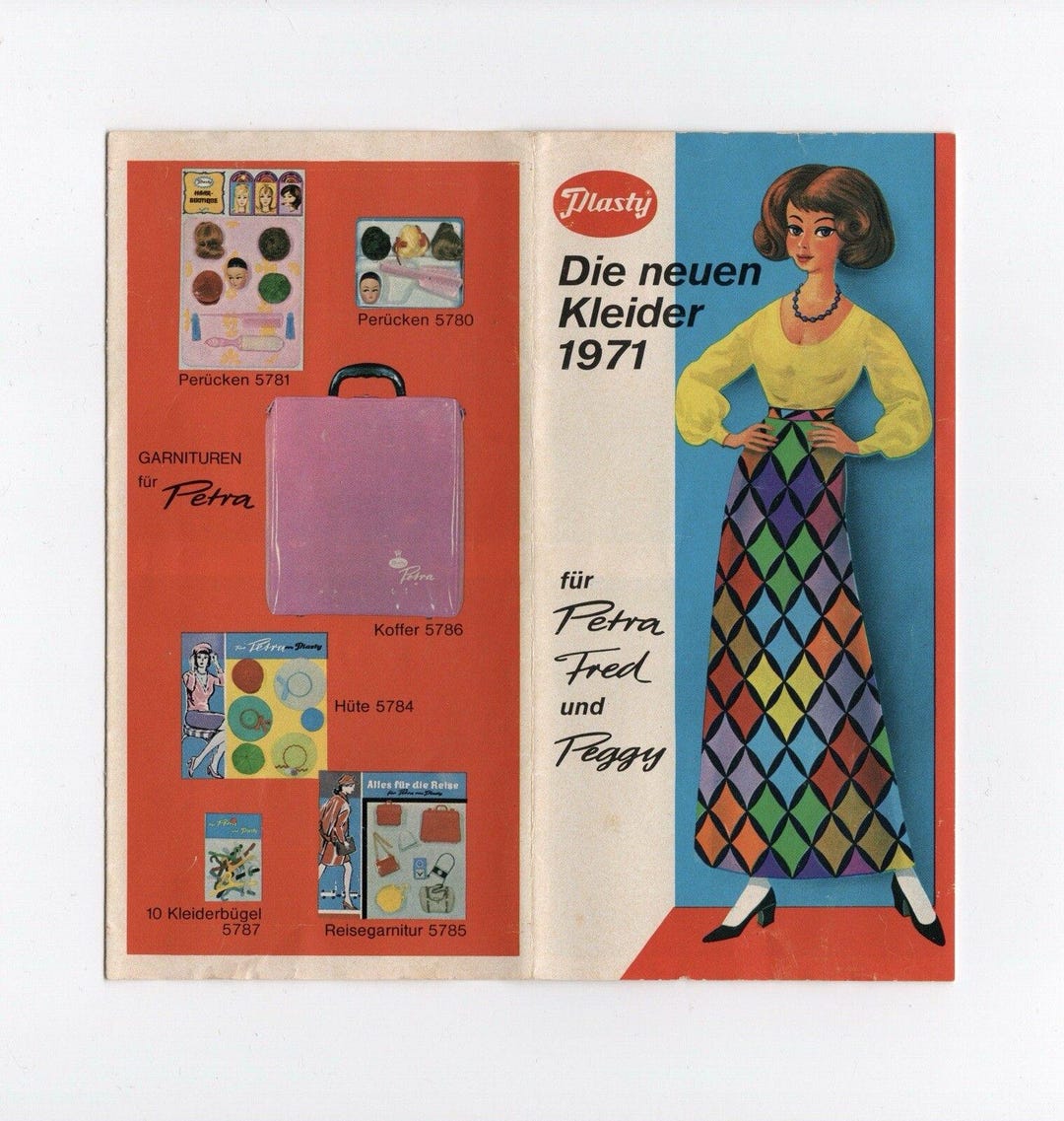Vintage 1971 Petra Von Plasty Doll Brochure Leaflet Booklet Catalogue ...