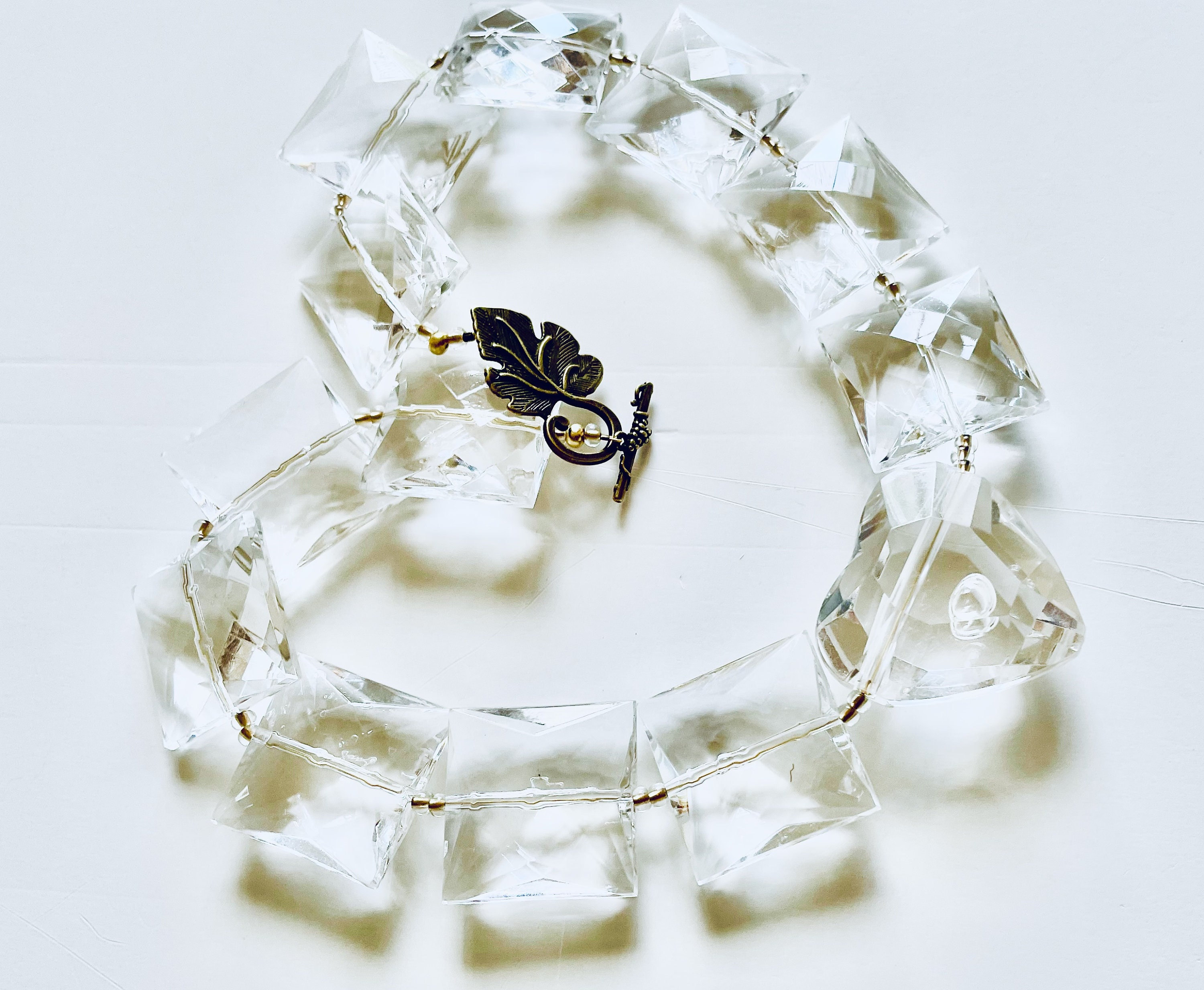 Lucite Heart Necklace - Etsy
