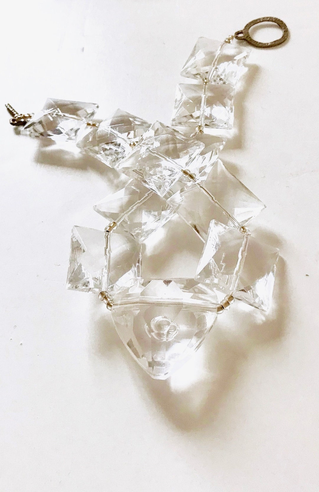 Lucite Heart Necklace - Etsy