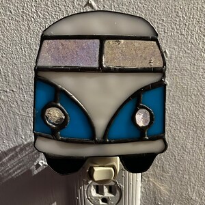 VW Bus Stained Glass Nightlight Handcrafted-free SHIPPING - Etsy