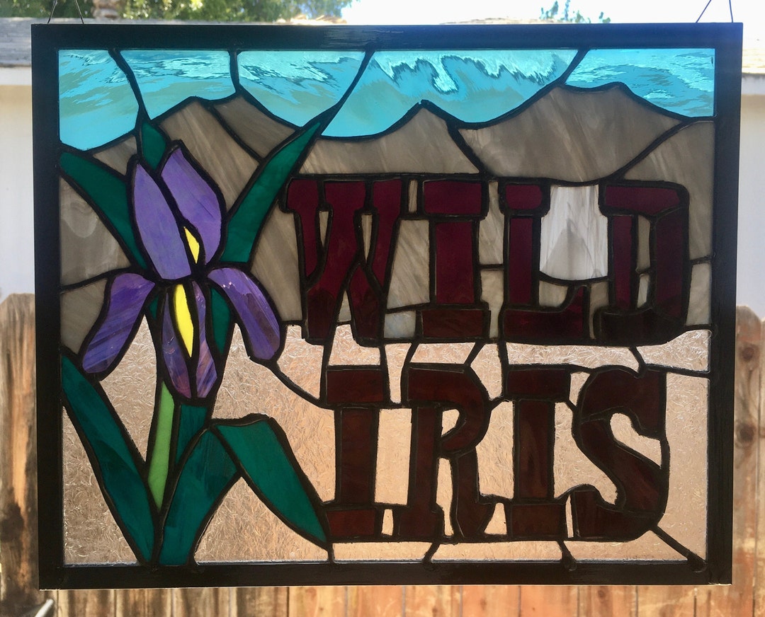 Custom Stained Glass Business Logo: Handcrafted Art Panel - Etsy