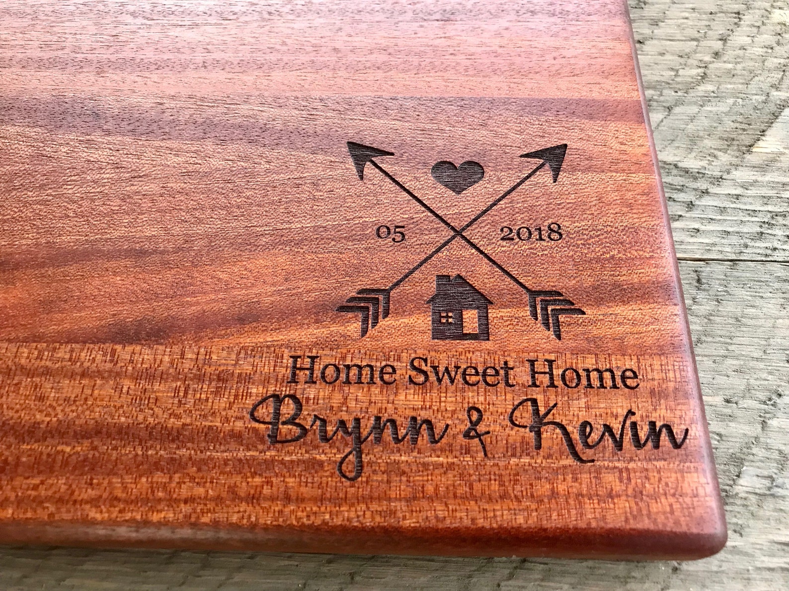 Home Sweet Home Closing Gift Cutting Board Realtor Closing - Etsy