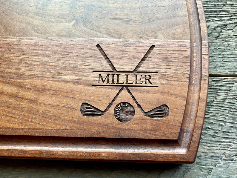 Golf Gift Cutting Board Fathers Day Gift Grilling Gift - Etsy