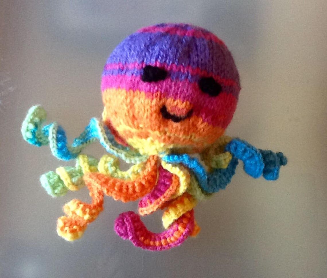 Hand Knitted Octopus for a Baby, Toddler, Child, Teen, or Adult. Soft ...