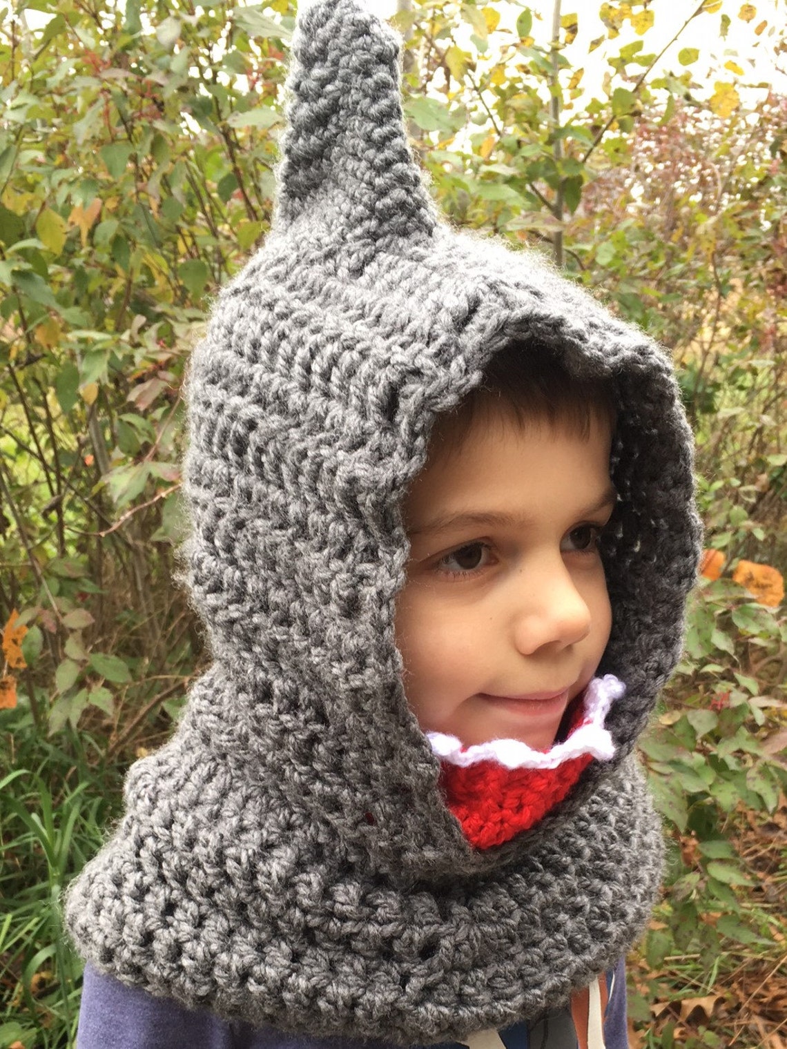 Kids Shark Hood Animal Hat - Etsy