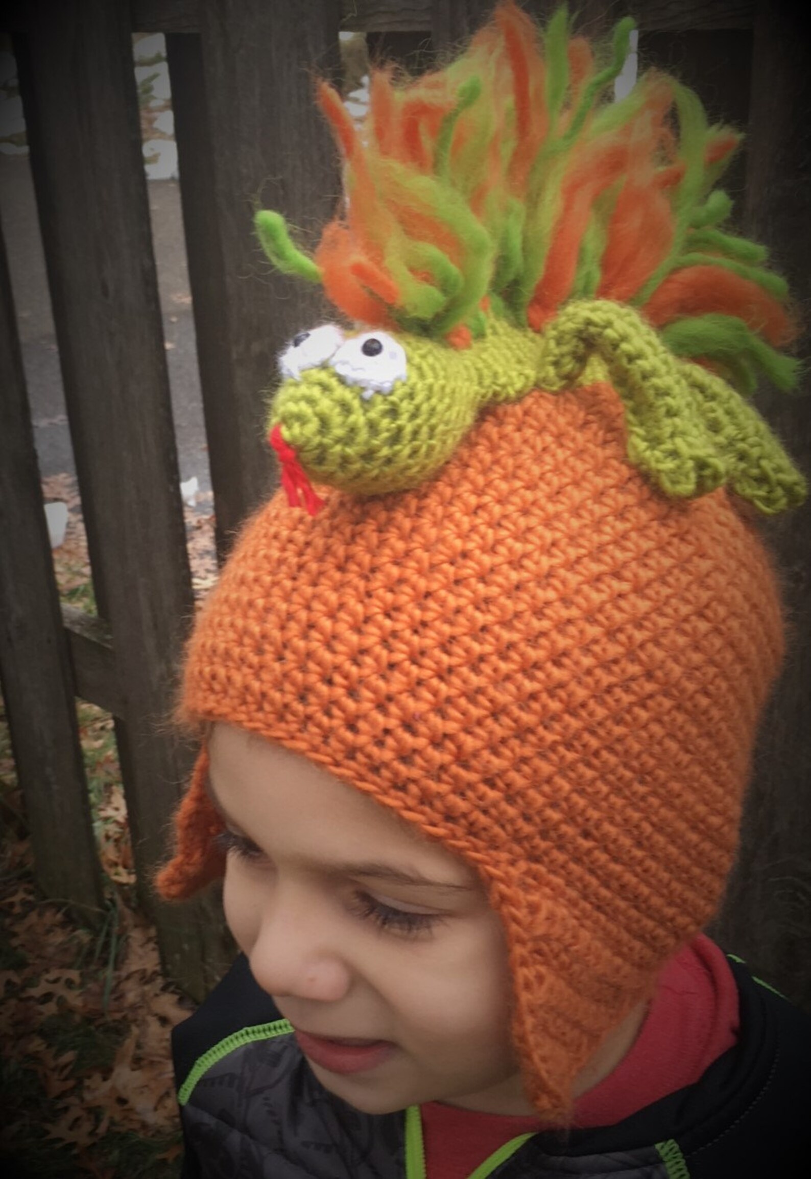 Gecko Mohawk Hat - Etsy