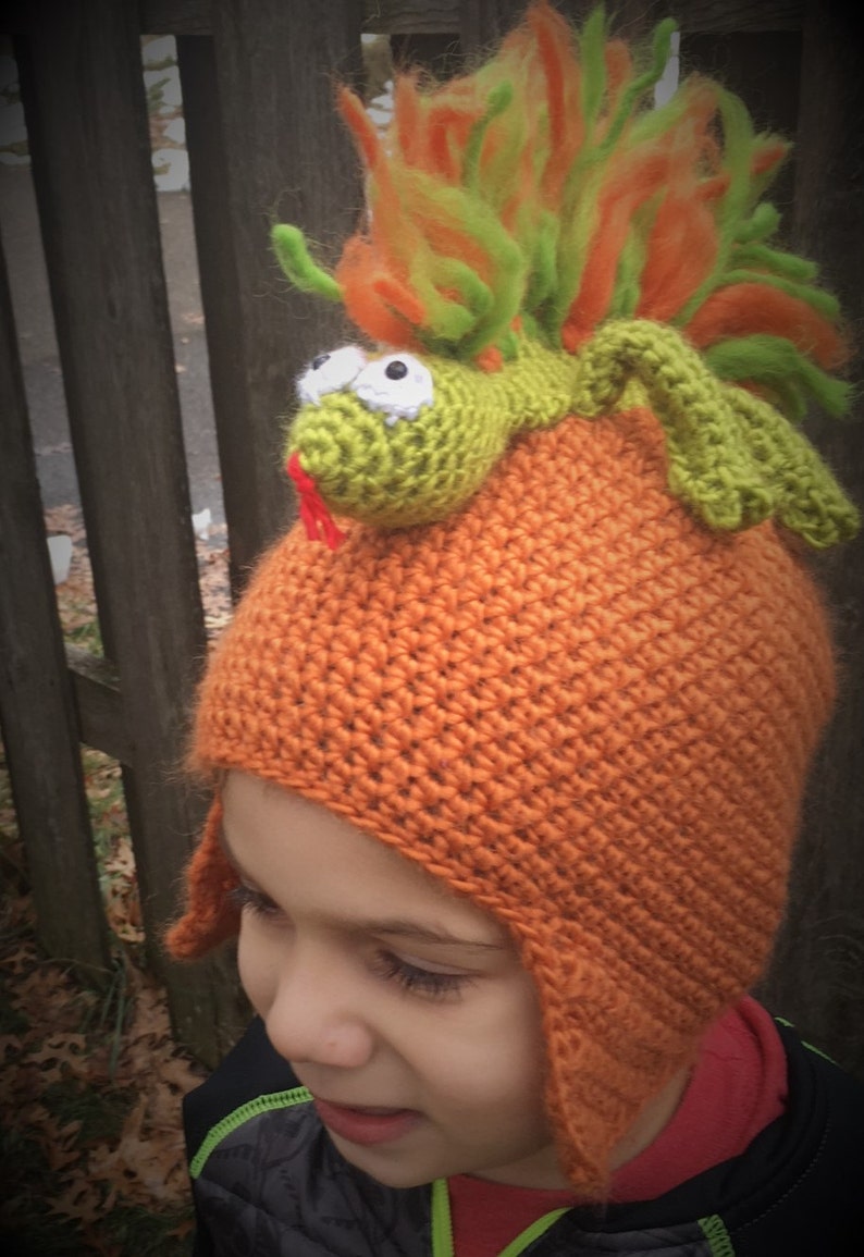 Gecko Mohawk Hat - Etsy