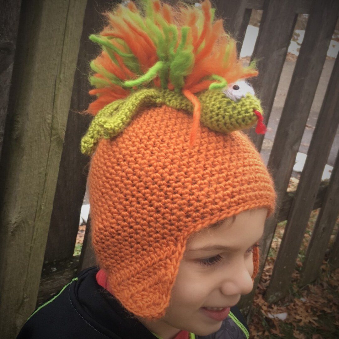 Gecko Mohawk Hat - Etsy
