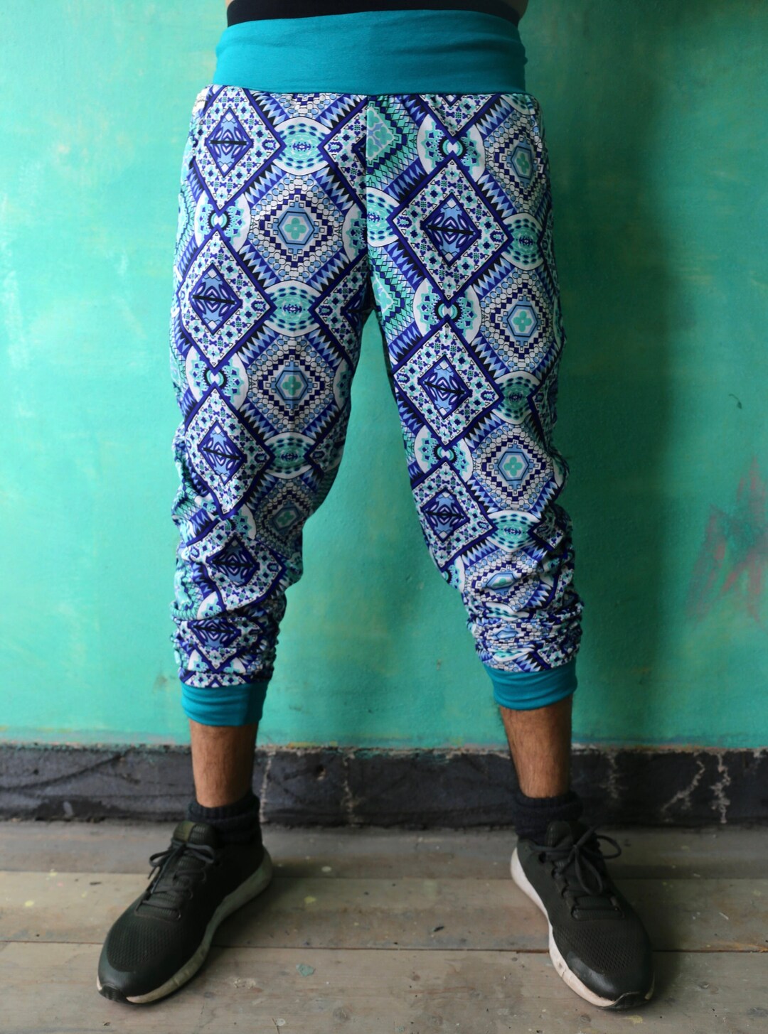 JACKFRUIT Papaya Pants - Afro Blue - 80s Festival Clothing 90s Fresh ...