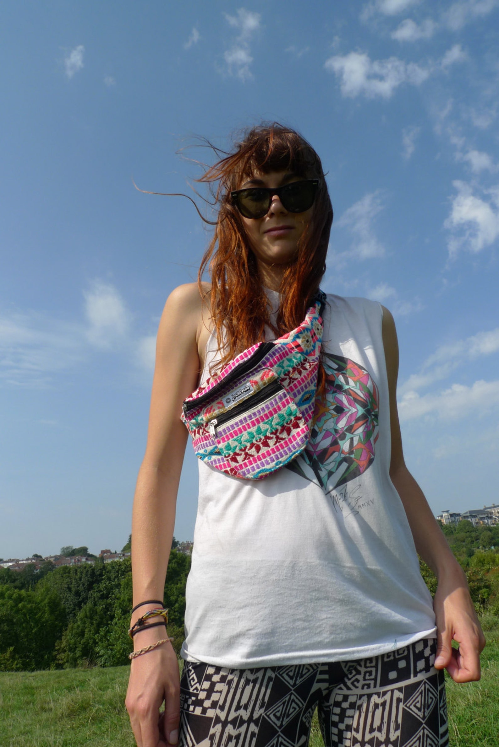 JACKFRUIT Bumbag / Fanny Pack - Spring 2 - Multi Colour Unisex Crazy ...