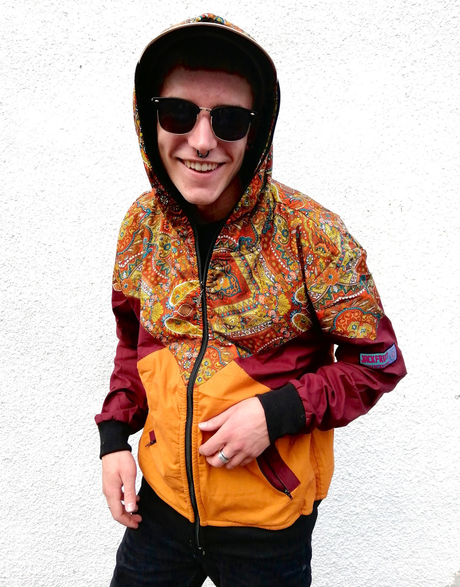 Green Velvet Shell Suit Hoodie Burning Man Festival Clothing | Etsy