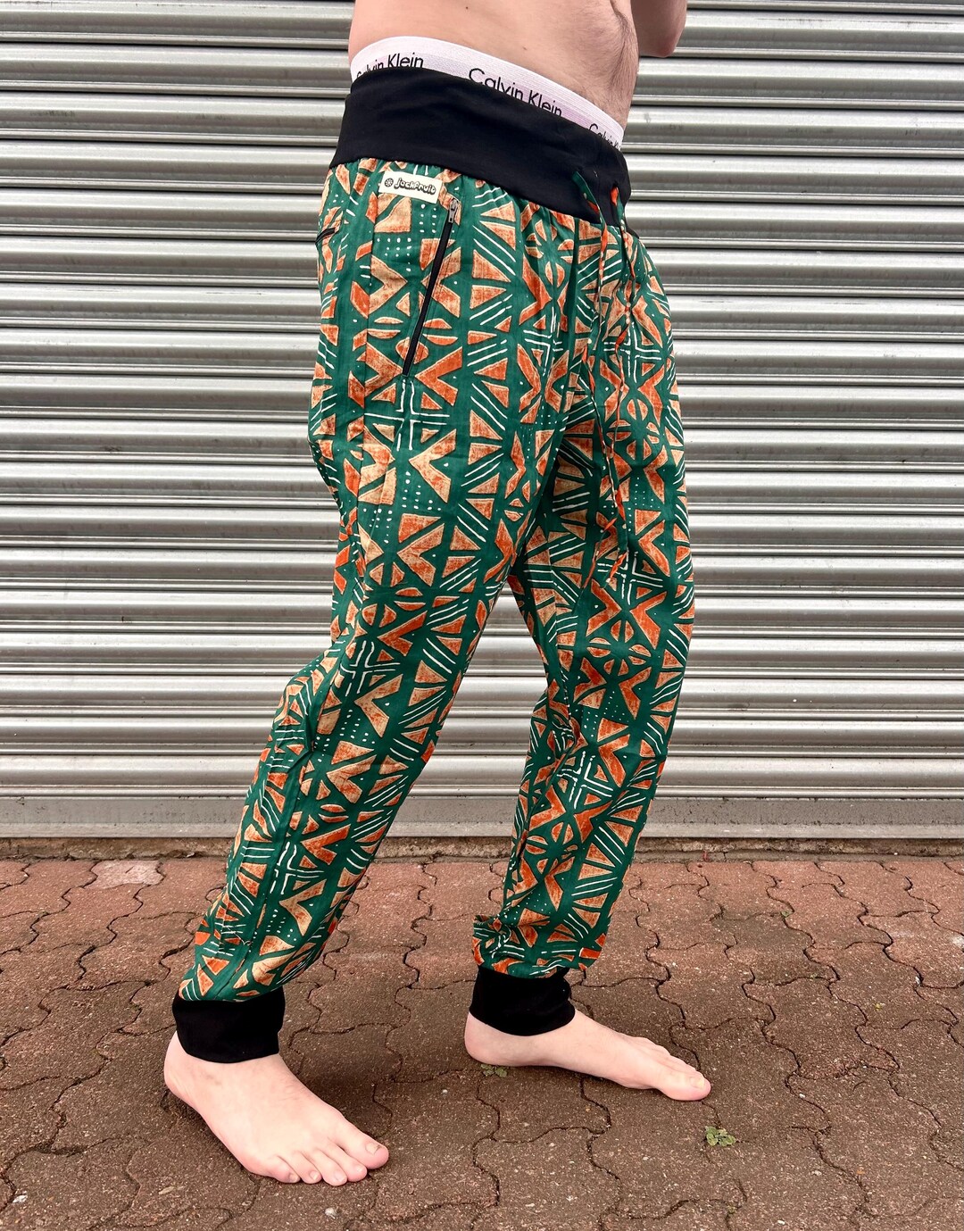 JACKFRUIT Papaya Pants - Batik Green - 80s Fresh Prince Tracksuit ...