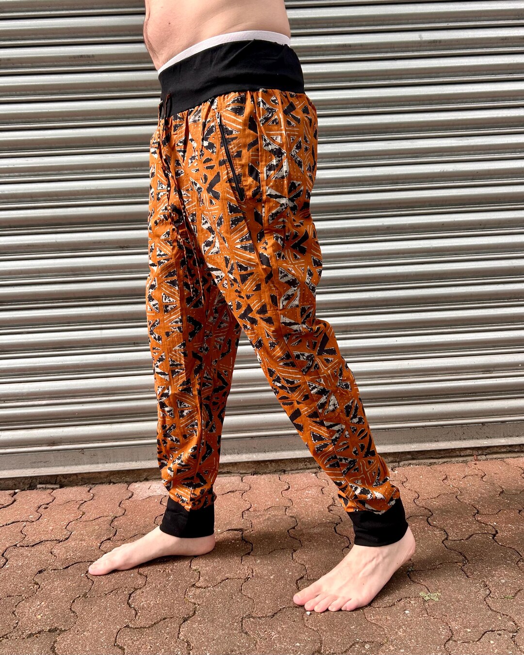 JACKFRUIT Papaya Pants - Batik Orange - 80s Fresh Prince Tracksuit ...