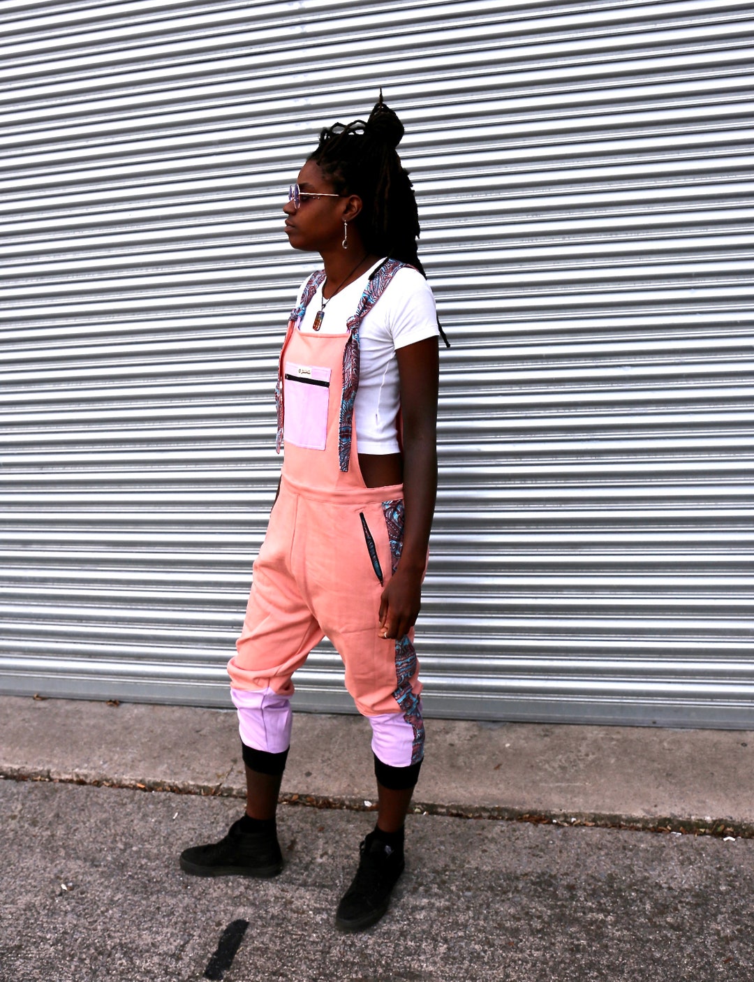 JACKFRUIT Pastel Mens Overalls - Unisex 80s Fresh Prince Adult ...