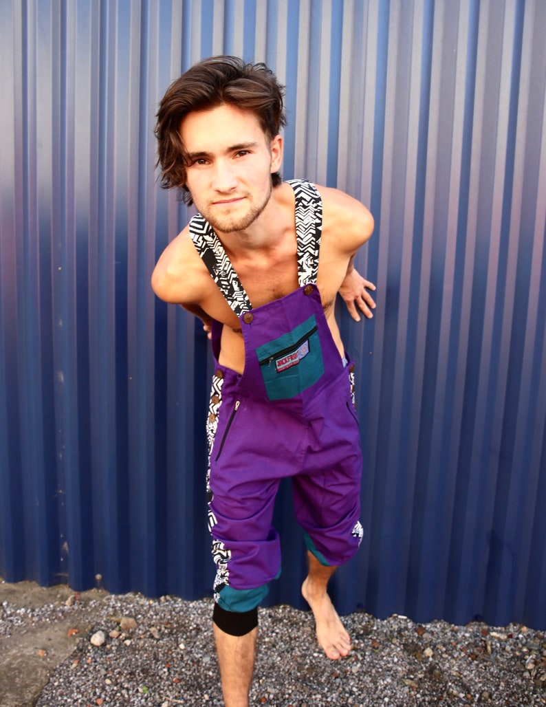 Aztec Festival Overalls, Jackfruit Retro 80s 90s Dungarees, Kawaii ...