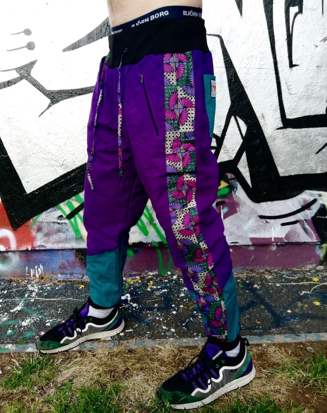 JACKFRUIT I-DEAL Festival Pants - Tarzan Purple - Unisex - Fleece Lined ...