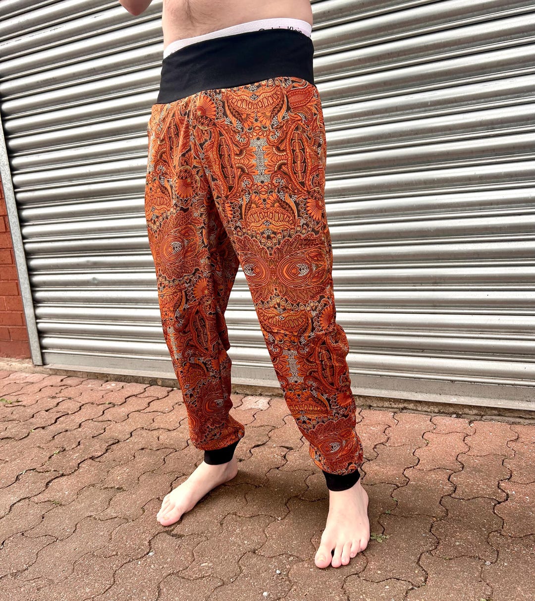 JACKFRUIT Papaya Pants - Paradise Orange - Boho Trousers Festival ...