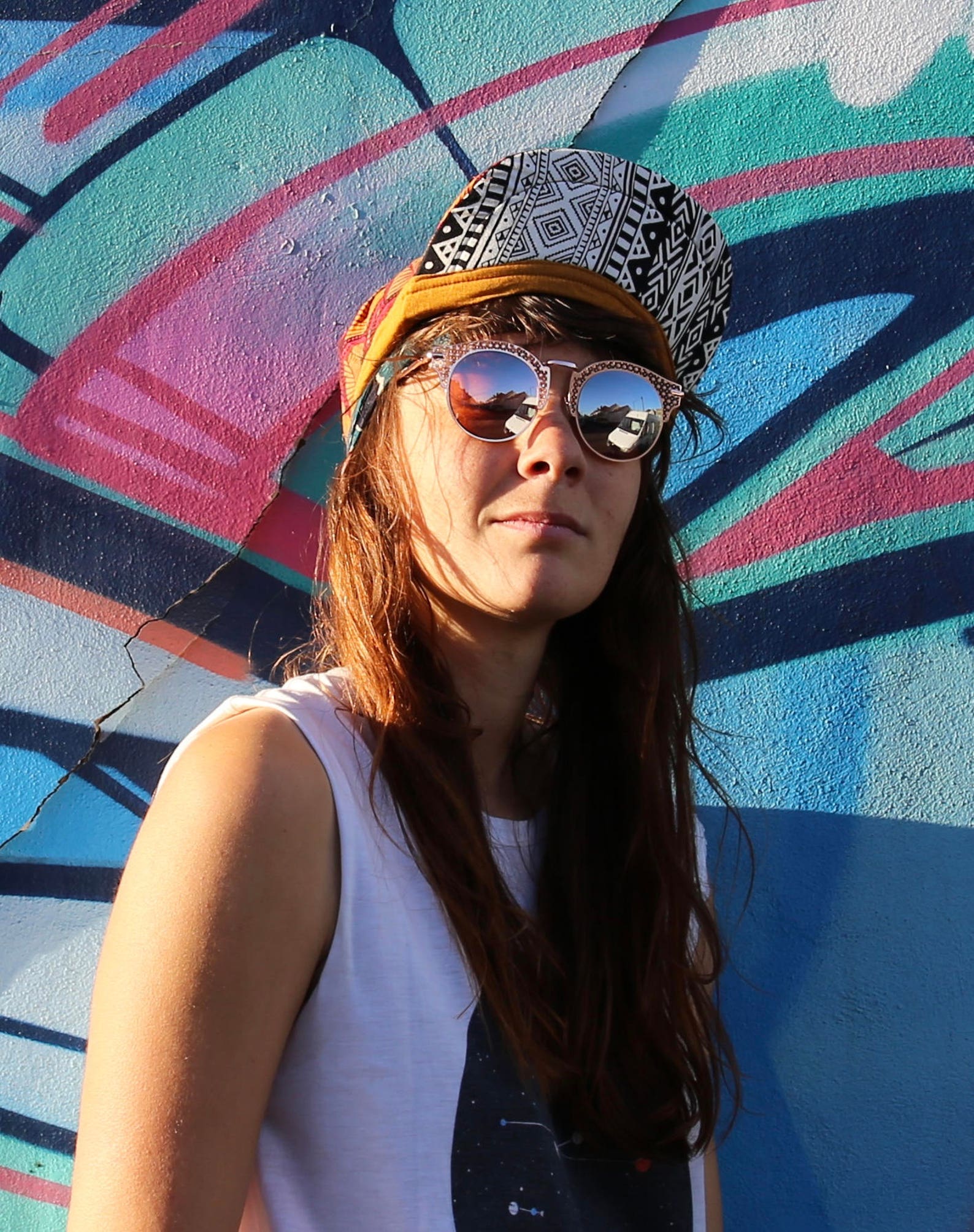 JACKFRUIT Hula Hat Mustard Reversible Cotton Aztec Crazy - Etsy